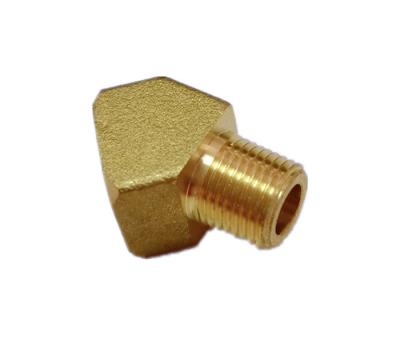 Cina Accessorio per tubi d'ottone del gomito della via da 45 gradi 1/8