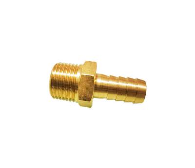 China Tubo maschio a 5/8 pollici di Barb Adapter 1/4Inch Barb x d'ottone maschio NPT del tubo flessibile dell'estremità filettata for sale