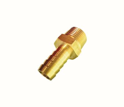 Cina Tubo maschio a 5/8 pollici di Barb Adapter 1/4Inch Barb x d'ottone maschio NPT del tubo flessibile dell'estremità filettata in vendita