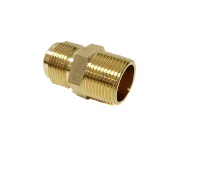 Cina Chiarore d'ottone X dell'adattatore 3/8 del gas del sindacato di metà delle coppie 3/8 di connettore maschio del tubo del NPT in vendita