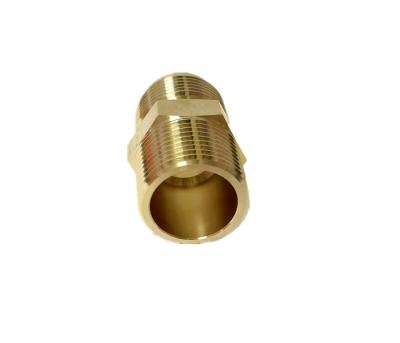 Cina Chiarore d'ottone X dell'adattatore 3/8 del gas del sindacato di metà delle coppie 3/8 di connettore maschio del tubo del NPT in vendita