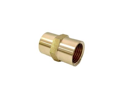 Cina Accoppiamento d'ottone NPT a 3/8 pollici X NPT a 3/8 pollici del capezzolo della sfortuna dei montaggi della macchinetta a mandata d'aria in vendita