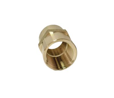 Cina Accoppiamento d'ottone NPT a 3/8 pollici X NPT a 3/8 pollici del capezzolo della sfortuna dei montaggi della macchinetta a mandata d'aria in vendita