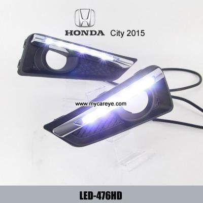 China Mercado de accesorios delantero de la cubierta del equipo de la luz de niebla de las luces de conducción de Honda City DRL LED en venta