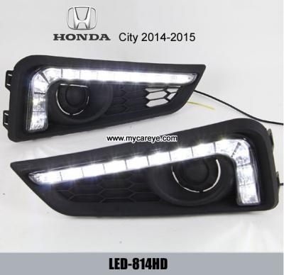China HONDA City 2014-2015 DRL LED Daytime Running Lights turn indicators for sale