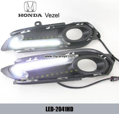 China Las luces corrientes diurnas de Honda Vezel DRL LED dan vuelta a las lámparas ligeras de la dirección en venta