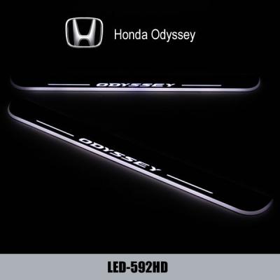 China Las luces LED de Honda Odyssey que mueven la puerta rascan el pedal del paso lateral de la placa del travesaño del coche en venta