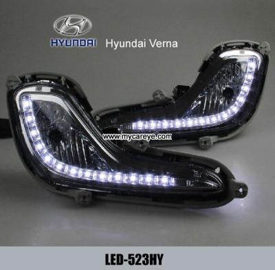 China Mejora ligera autobody diurna de las luces corrientes de Hyundai Verna DRL LED en venta