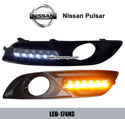 China Indicadores diurnos de la señal de vuelta de las luces corrientes del coche DRL LED de Nissan Pulsar en venta
