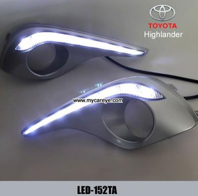China Luz del día de conducción auto diurna de las luces corrientes del montañés LED DRL de Toyota en venta