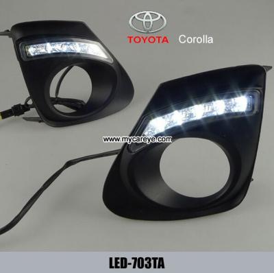 China TOYOTA Corolla DRL LED Daytime Running Light car front driving daylight for sale