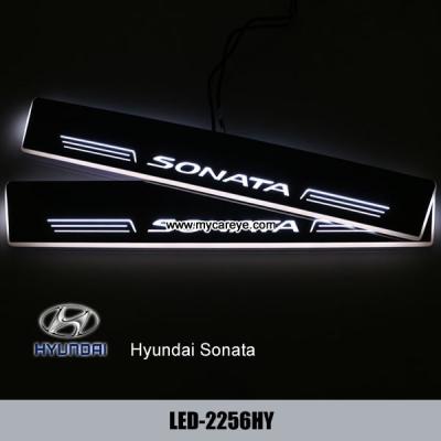 Hyundai Sonata car LED lights Moving Door Scuff car door safety light