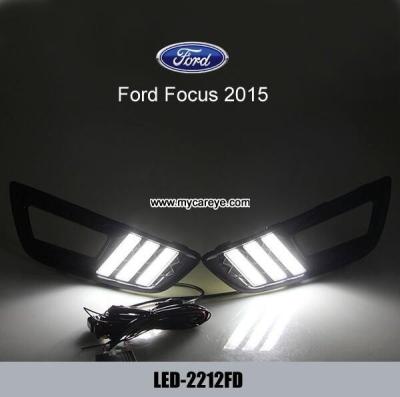 China Mercado de accesorios diurno de las luces de conducción de la luz corriente de Ford Focus 2015 DRL LED en venta