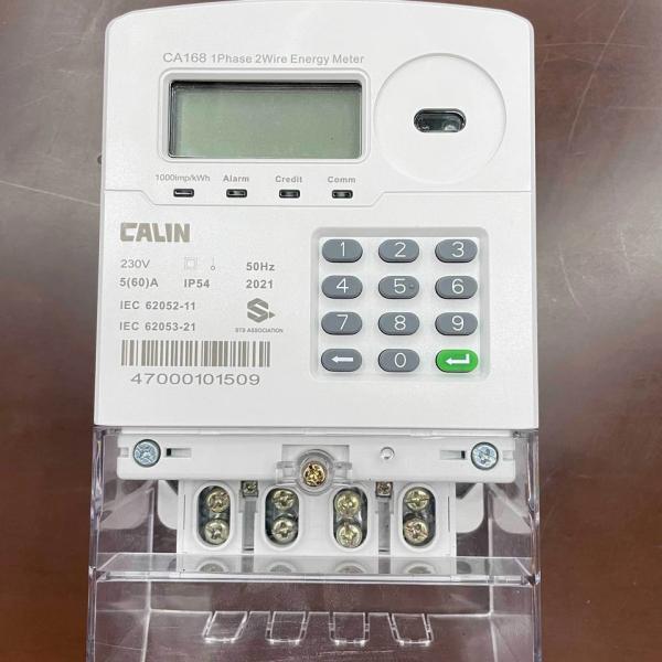 Quality Class 1.0 LED Electric Token Meter with IP54 Protection for sale