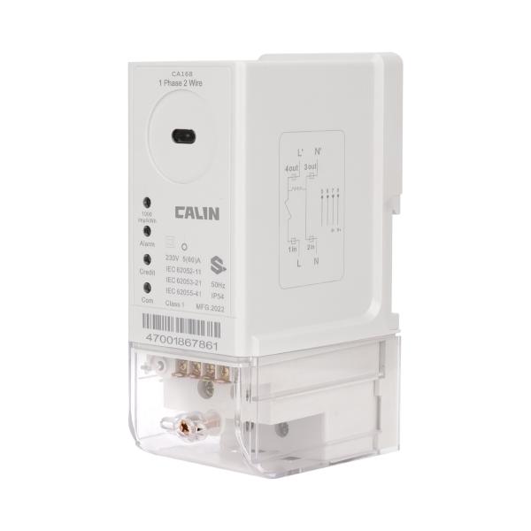 Quality LoraWAN Smart Prepaid Din Rail Energy Meters With Protect Box, MCB for sale