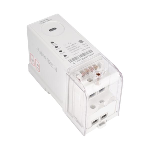 Quality LoraWAN Smart Prepaid Din Rail Energy Meters With Protect Box, MCB for sale