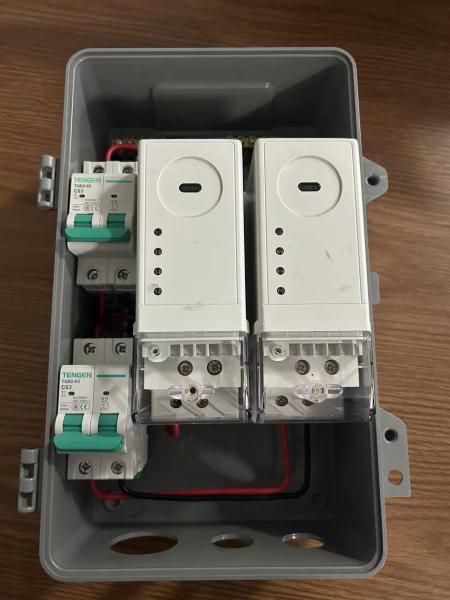 Quality LoraWAN Smart Prepaid Din Rail Energy Meters With Protect Box, MCB for sale