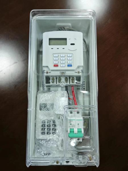 Quality Single Phase Smart Prepaid Energy Meter With STS Payment Algorithm DLMS for sale