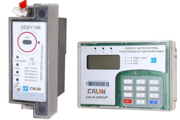 Quality Split Type STS Prepaid Meters , Din Rail Power Meter With Ciu Pole Mounting for sale