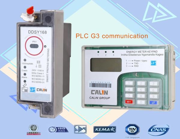 Quality Tamper Proof Wireless Electricity Meter Split Type , Prepayment Electric Meters for sale