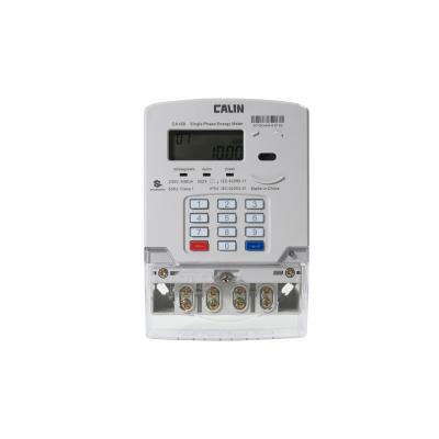 China Basic Single-Phase Electric Meter with 1600 Pulse Rate and STS Prepayment Functionality for sale