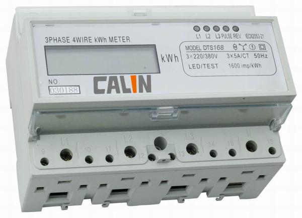 China Four Wire Three Phase Kilowatt Hour Meter Rtu Protocol Prepay Electricity Meter supplier