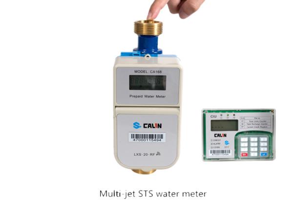 Quality Multi Jet Accuracy Prepaid Water Meters Class B Split Keypad Non - Return Valve for sale