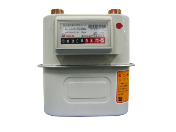 Quality G1.6 / G 2.5 / G4 Wireless Prepaid Gas Meter , LoRa Hybrid Gas Meter for sale