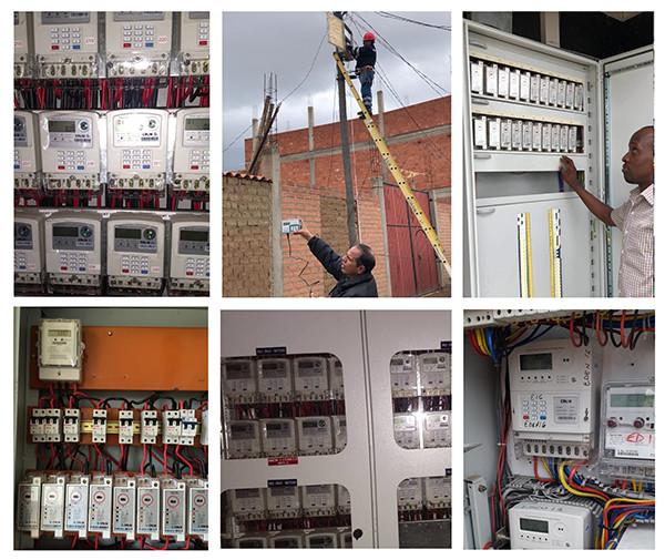 Quality PLC / RF Communication Smart Micro Grid System Multi Tariff Kwh Meter Single for sale