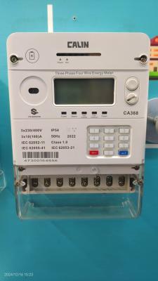 China STS Prepaid Three Phase Power Meters 20 Digits Token Low Credit Warning Tamper Protection for Africa for sale