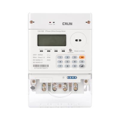 Cina Norme IEC Contatore elettrico intelligente Controllo remoto monofase Contatore watt ora in vendita