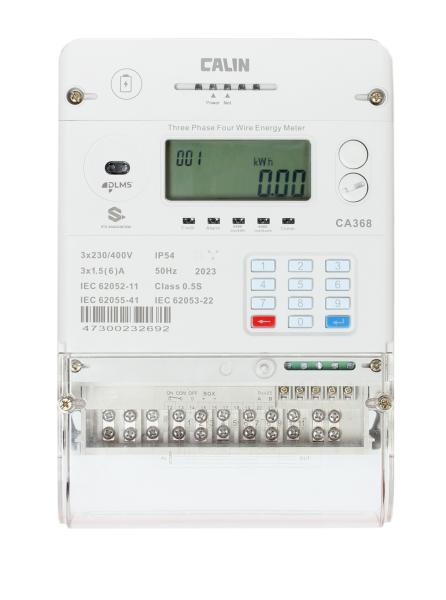 Quality Four Quadrant Smart Prepayment Meter Instantaneous Values Industrial Power Meter for sale