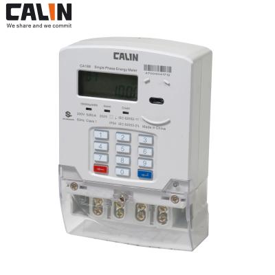 China Calin Single Phase Prepaid Energy Meter PLC/RF/GPRS Multi Tariff Microgrid System Minigrid Offgrid Classe 1 Precisão para a Tanzânia à venda