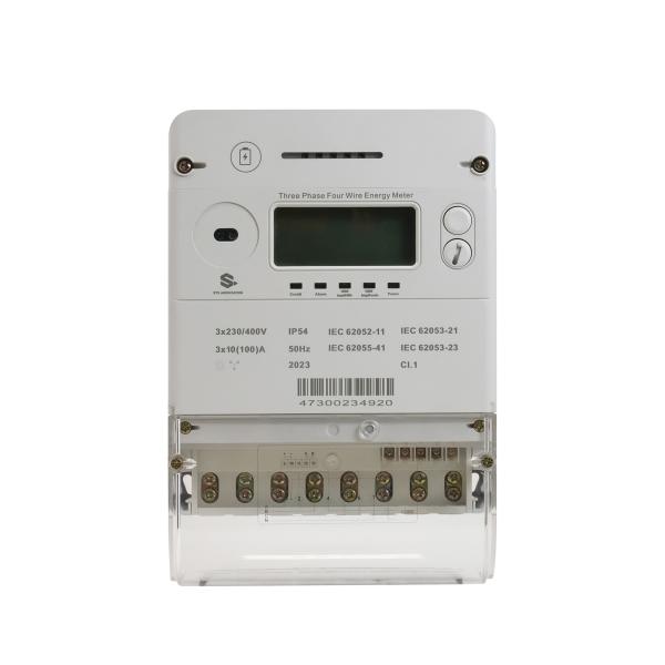 Quality Commercial Smart Electric Meters , Automated Reading 3 Phase Power Meter Kwh for sale