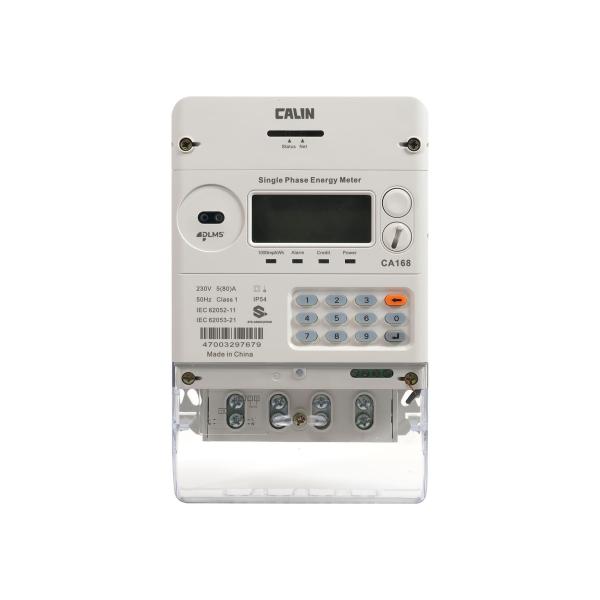 Quality Compact And Keypad-Based Design Split Type Prepaid Electricity Meters For for sale