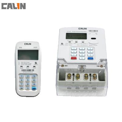 China RF Module Off Grid 20mA Single Phase Electricity Meter 1000imp/kWh for sale