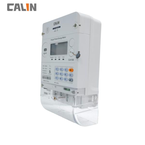 Quality Single Phase IP54 Prepaid Electricity Meters RF PLC GPRS Communication for sale