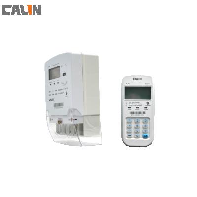 China Split Type Single Phase Prepaid Electricity Meters BS5685 Footprint Kwh Meter for sale