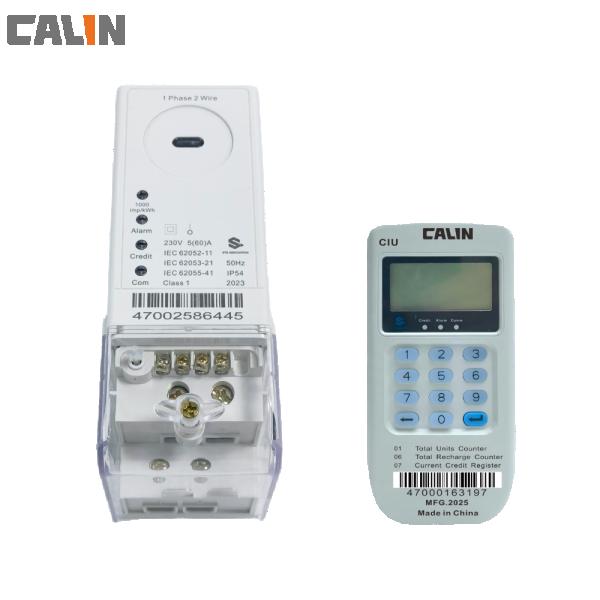 Quality 20 Digit CE IEC Prepaid Electricity Meters With Plug In Modem for sale