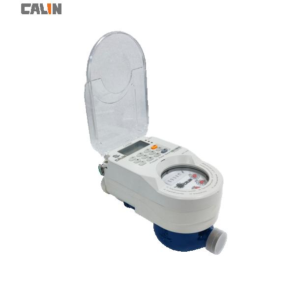 Quality Multi Jet Brass Body Prepaid Water Flow Meter LCD Display Smart RFID Card for sale