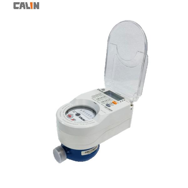 Quality Multi Jet Brass Body Prepaid Water Flow Meter LCD Display Smart RFID Card for sale