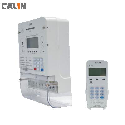 China 3 Phase Wireless Electricity Meter , Feedback Keypad STS Prepayment Meter for sale