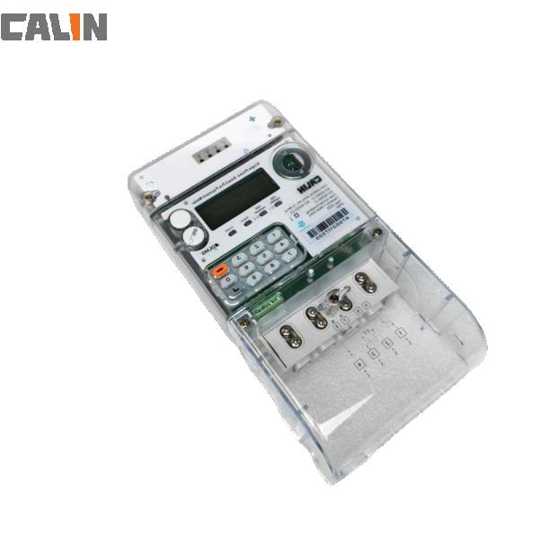 Quality Card Prepayment Wireless Electricity Meter , 6 Digits Single Phase Kwh Meter for sale