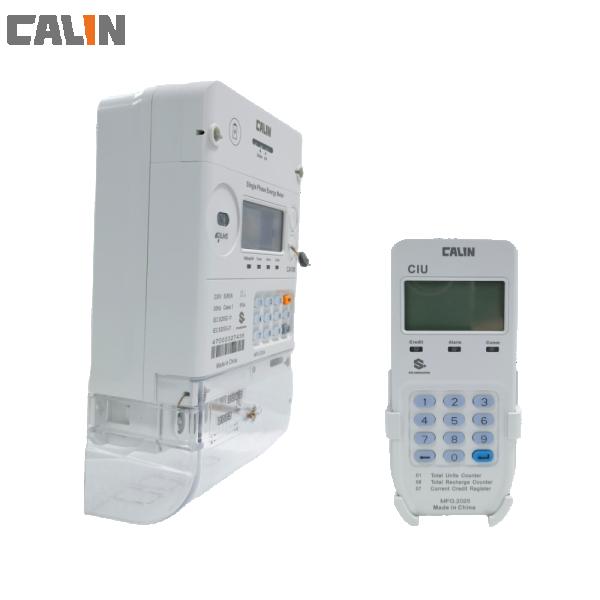 Quality Remote Control STS Prepaid Meters 3X240V Single Phase Watt Hour Meter Back - End for sale