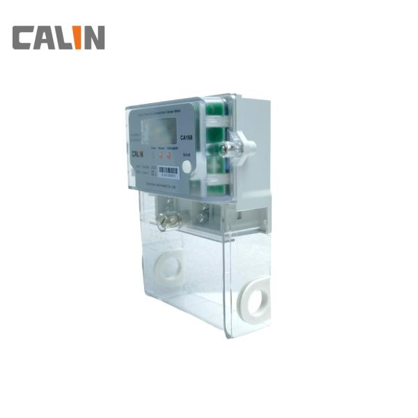 Quality Entry Level Single Phase Electricity Meter 1600 Pulse Rate STS Prepayment Meter for sale
