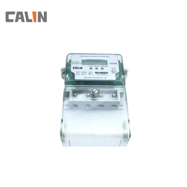 Quality Entry Level Single Phase Electricity Meter 1600 Pulse Rate STS Prepayment Meter for sale