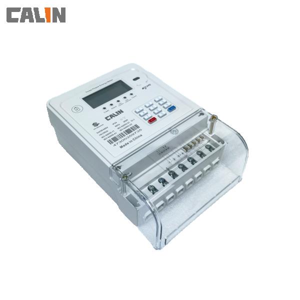 Quality 20 Digits Token Three Phase Energy Meters , Low Credit Warning Tamper Protection for sale