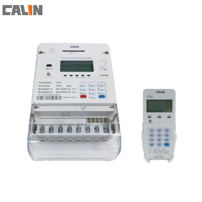 China Ultrasonic Welded 3 Phase Electric Meter , 3 Element 4 Quadrant STS Prepayment Meter for sale