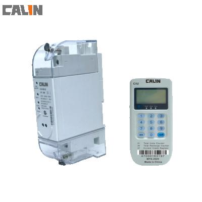 China 35mm teclado pré-pago Din Rail Power Meter Alta precisão Com Comunicação RF à venda