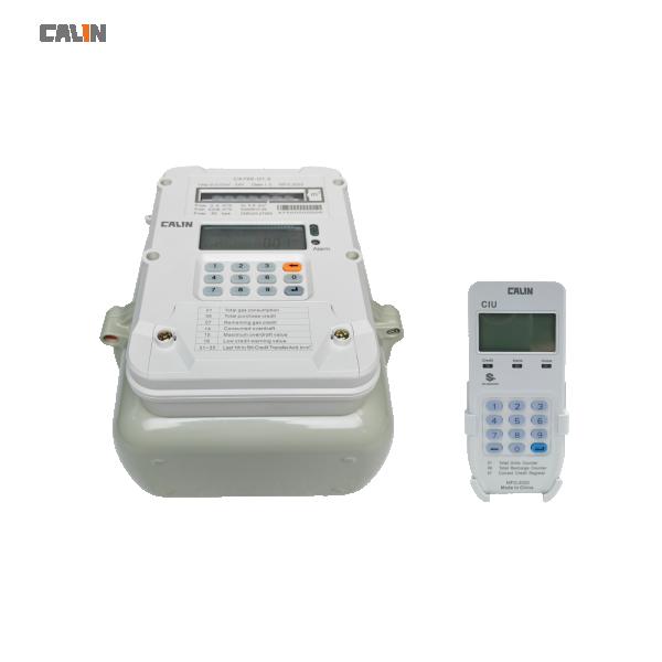 Quality Aluminum Material Smart STS Keypad Meter , Prepay Gas Meter Low Credit Warning for sale